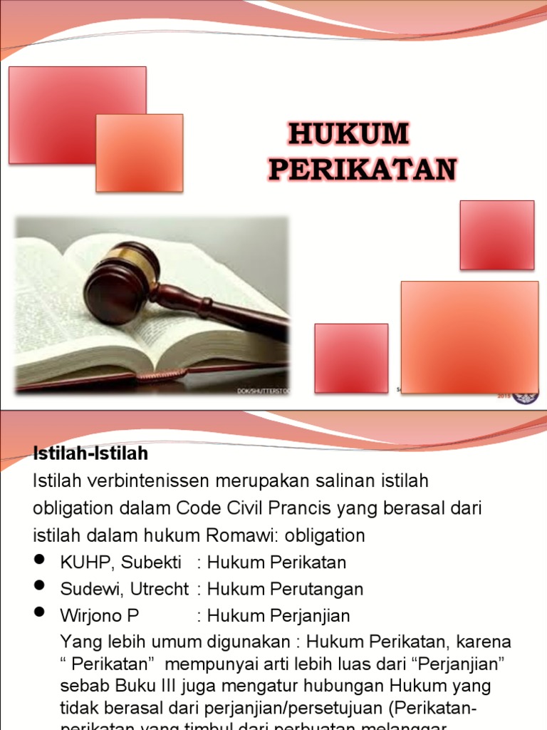 Hukum Perikatan dalam KUHPer | PDF