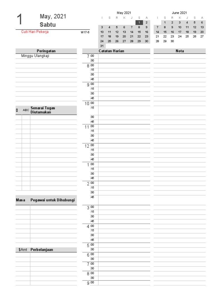Daily Planner 2021 | PDF