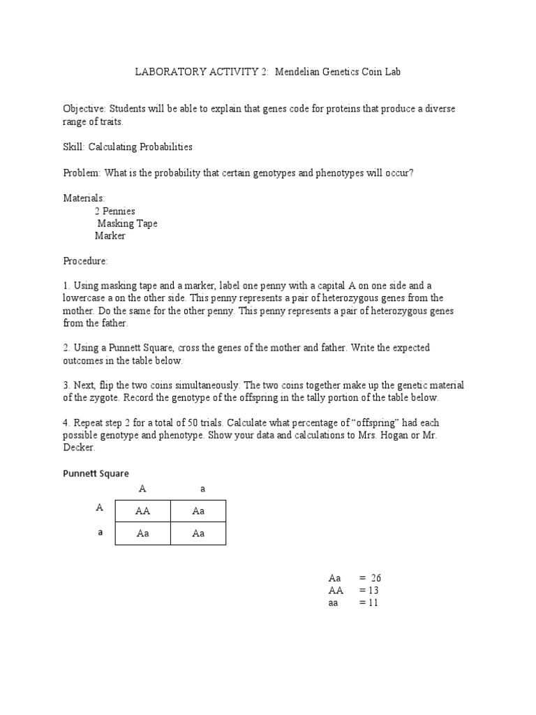 Lab Activity 2 | PDF | Biological Evolution | Evolutionary Biology