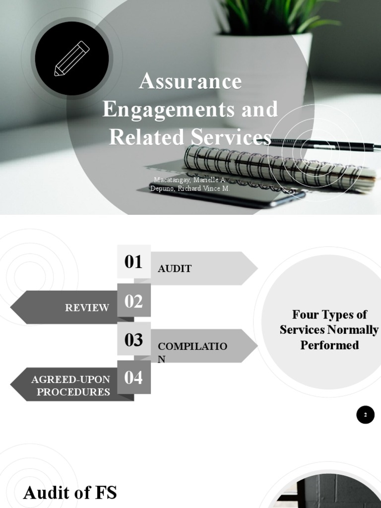 Assurance Engagements and Related Services | PDF | Internal Control | Audit