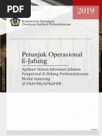 Panduan Penggunaan e-Jafung Perbendaharaan | PDF