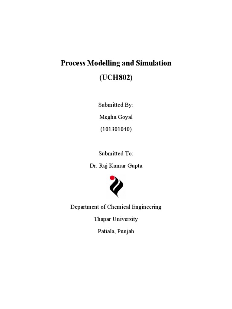 Process Modelling and Simulation | PDF | Distillation | Separation Processes