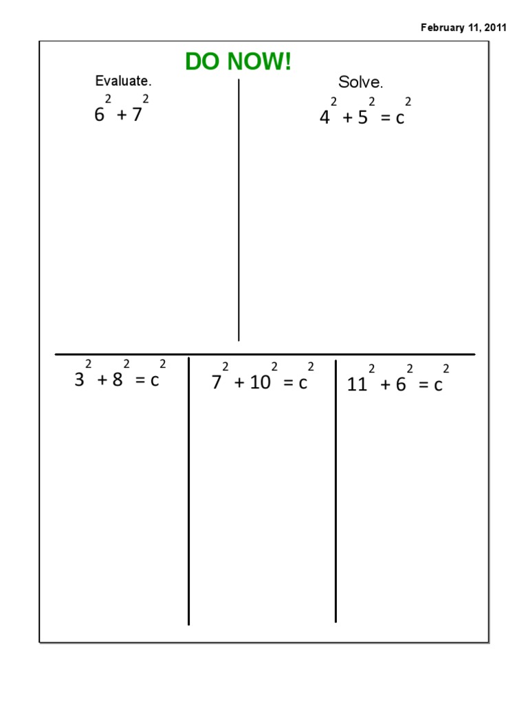 Lesson 24 Pythagorean Theorem | PDF | Euclidean Geometry | Elementary Geometry