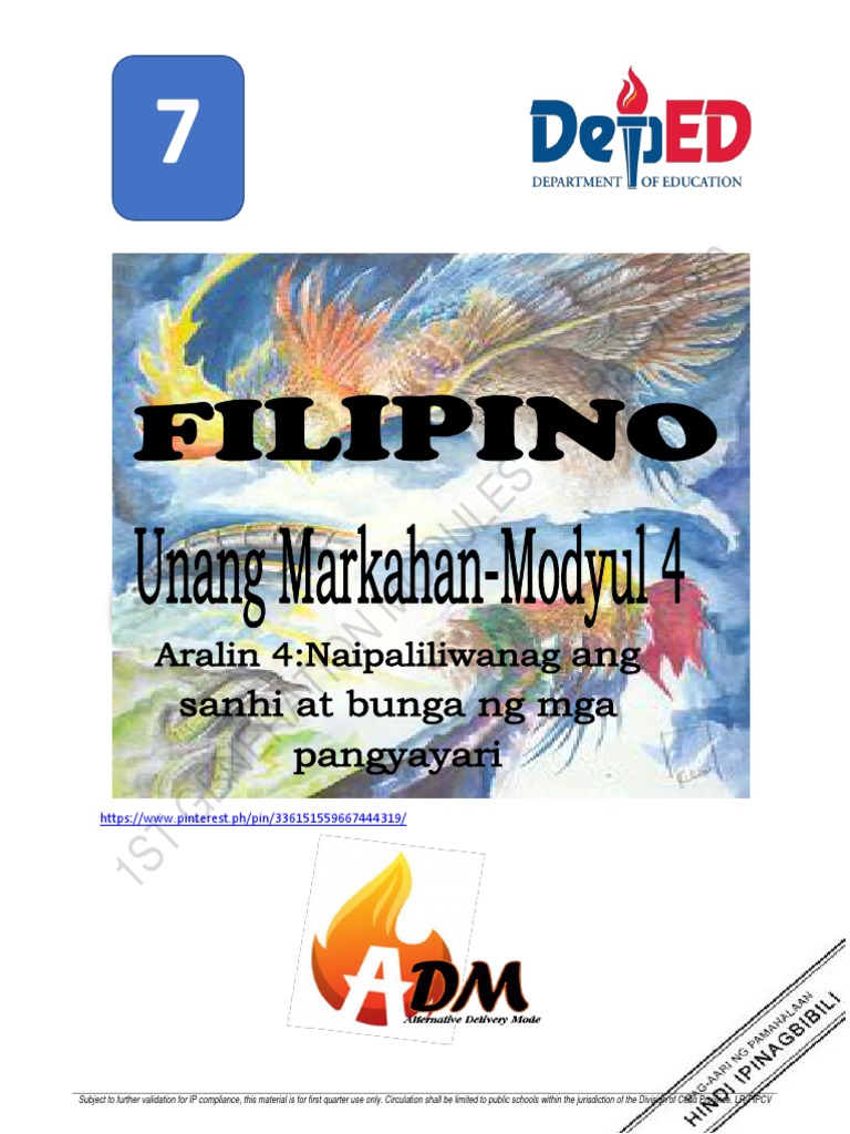FIL7-Q1-Modyul 4 Final | PDF