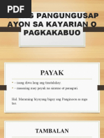 5 Halimbawa NG Payak Na Pangungusap | PDF
