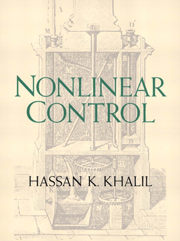 Nonlinear Control - Hassan K. Khalil | PDF | Stability Theory | Nonlinear System