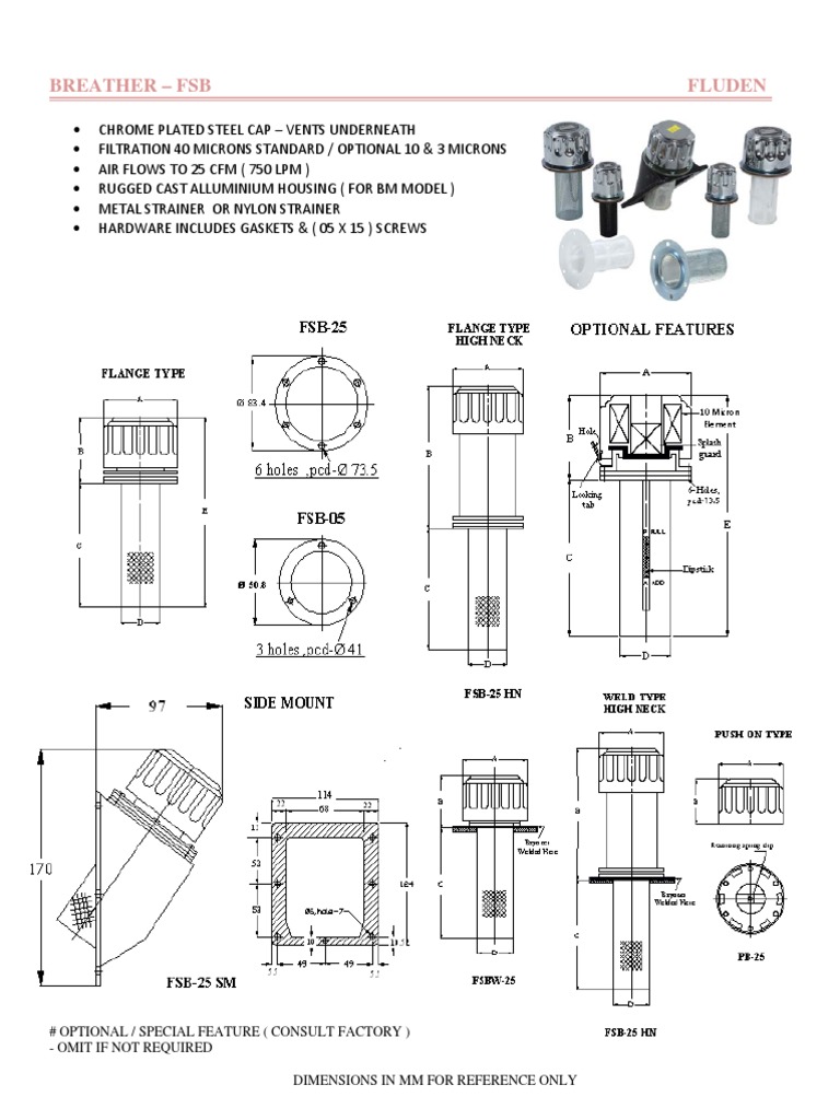 Fluden - Filler Breather | PDF | Motor Vehicle | Car