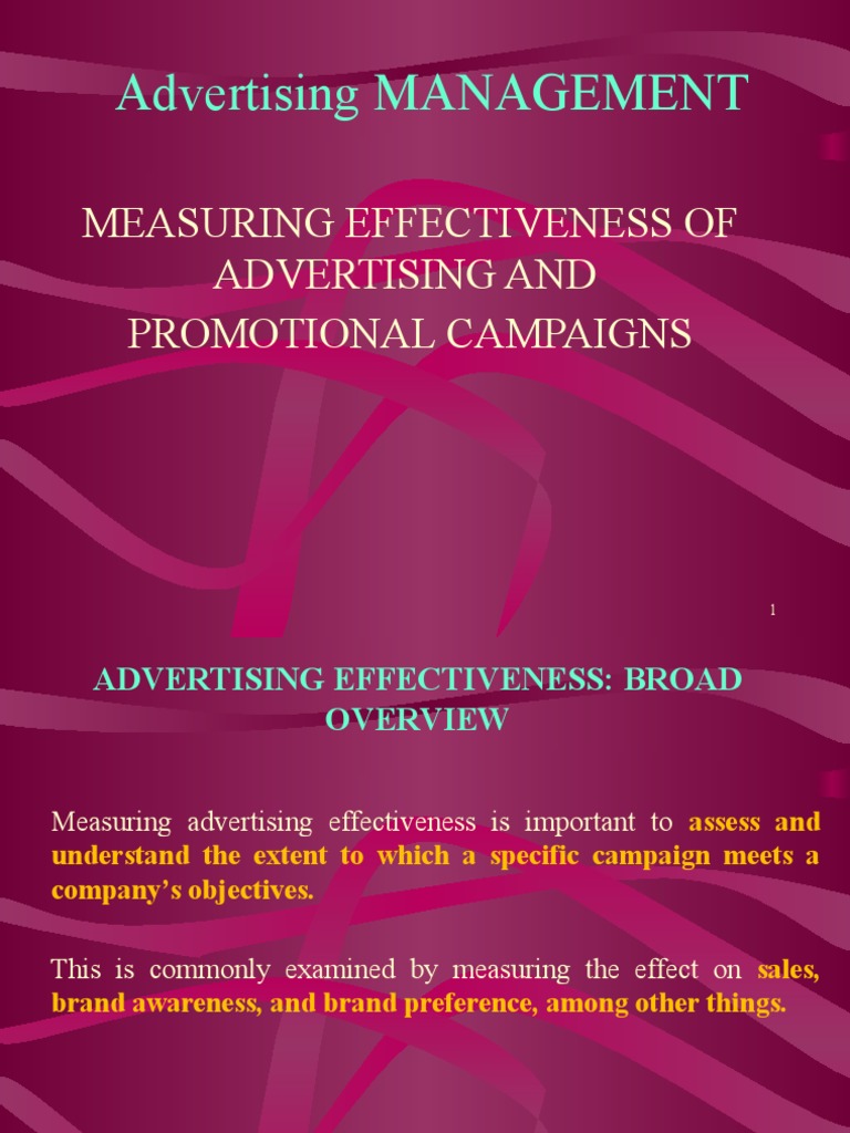 Lecture III Advertisement Management | PDF | Advertising | Mass Media