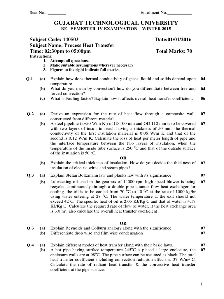 Heat Transfer | PDF | Heat Transfer | Thermal Insulation
