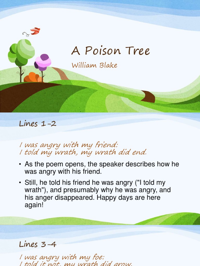 A Poison Tree | PDF | Anger