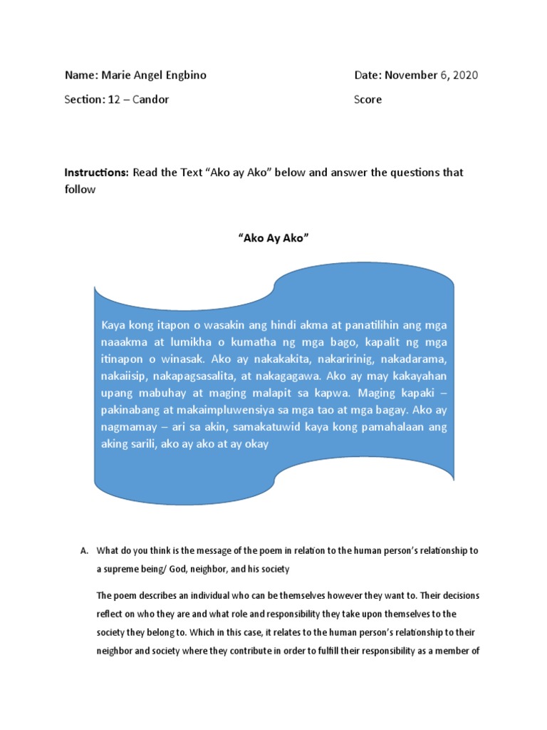 (Philosophy) Activity 5 | PDF