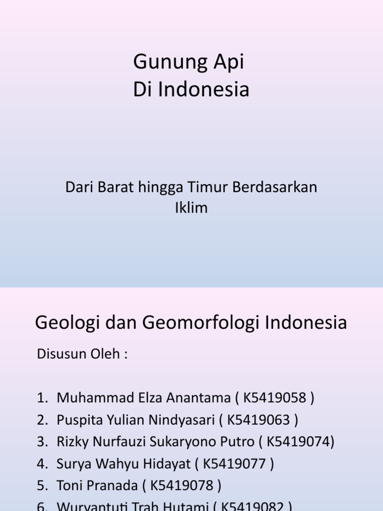 Gunung Api | PDF
