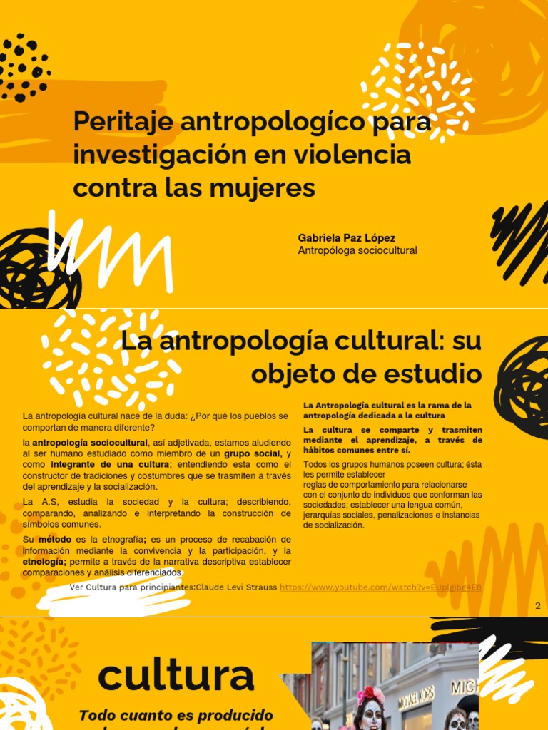 Presentacion Peritaje Especializado de Antropologia VCM - GP Ormusa PDF ...