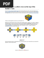 RUBIK's CUBE BEGINNERS METHOD PDF | PDF | Theoretical Computer Science | Algorithms And Data ...