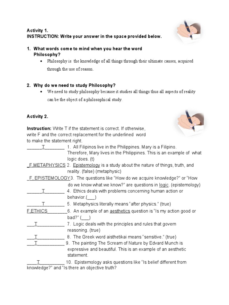 Introduction To Philosophy Module 1 | PDF | Epistemology | Reason