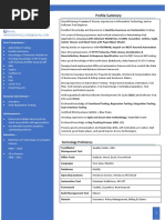 Selenium 2yrs Experience Resume | PDF | Selenium (Software) | Software ...