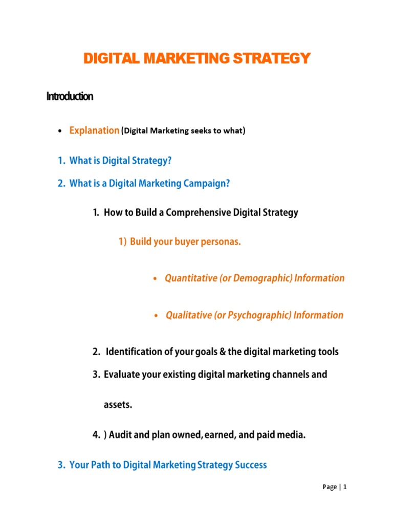 Digital Marketing Material | PDF | Digital Marketing | Marketing