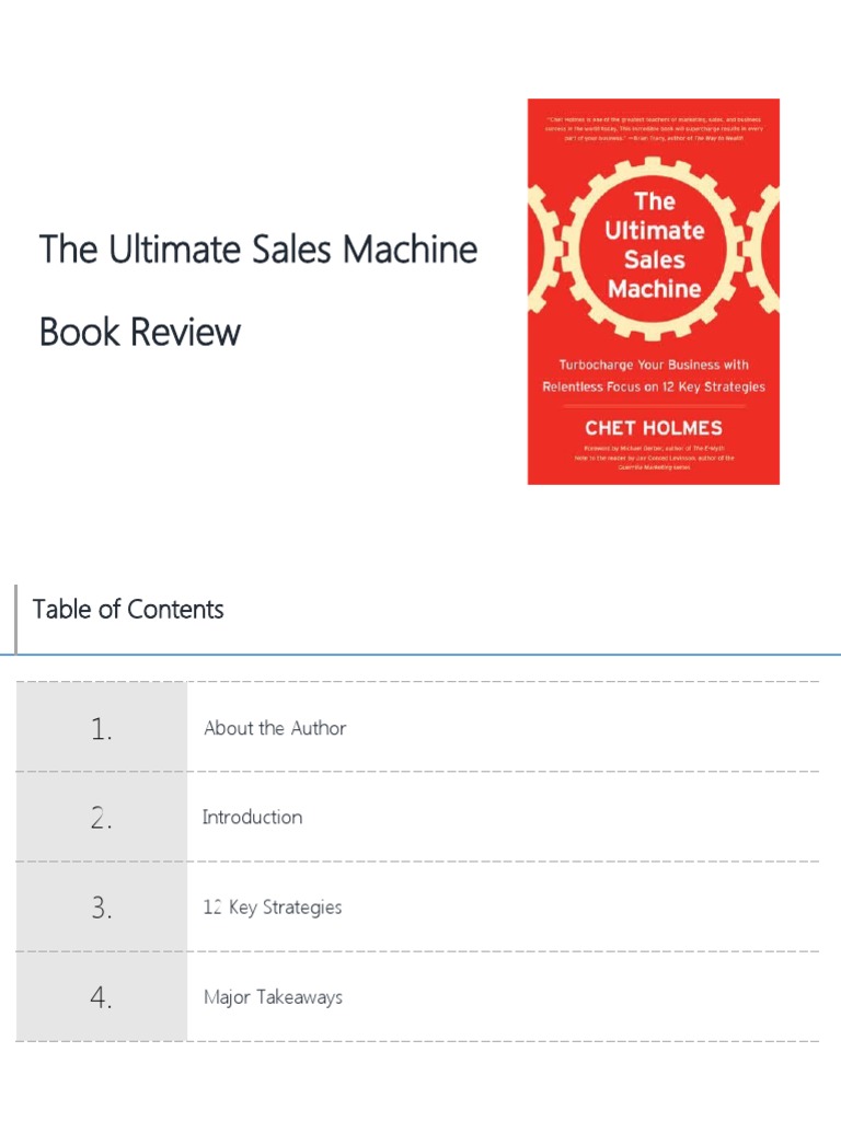 Book Review - The Ultimate Sales Machine | PDF | Sales | Marketing