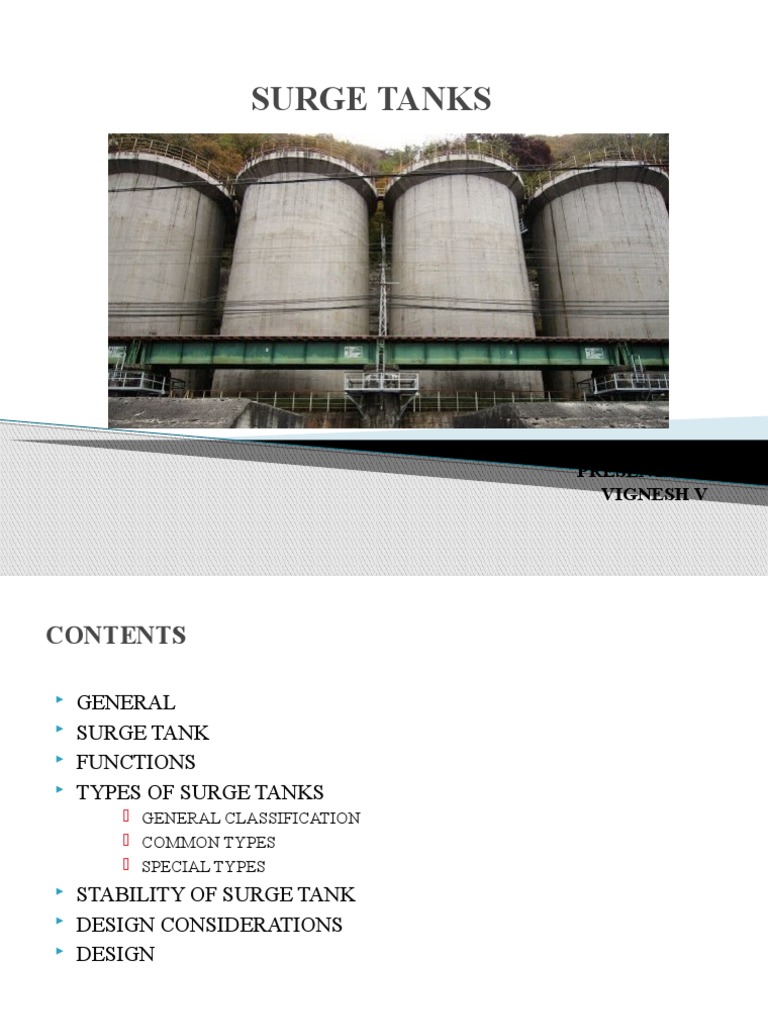 An In-Depth Look at Surge Tanks in Hydroelectric Power Plants | PDF ...