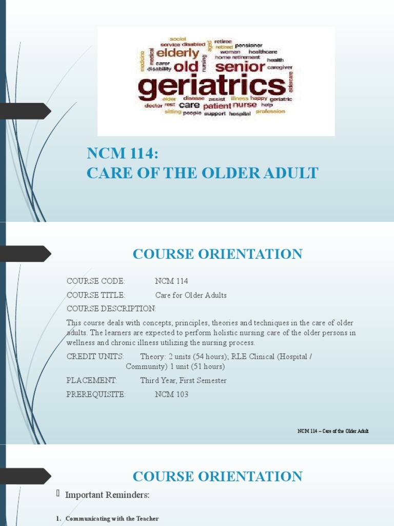 Concepts, Principles & Theories in The Care | PDF | Ageing | Senescence