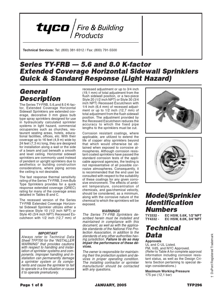 Series TY-FRB - 5.6 and 8.0 K-Factor Extended Coverage Horizontal ...