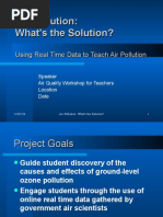 Clean Air Act Educational Activities | PDF | Clean Air Act (United ...