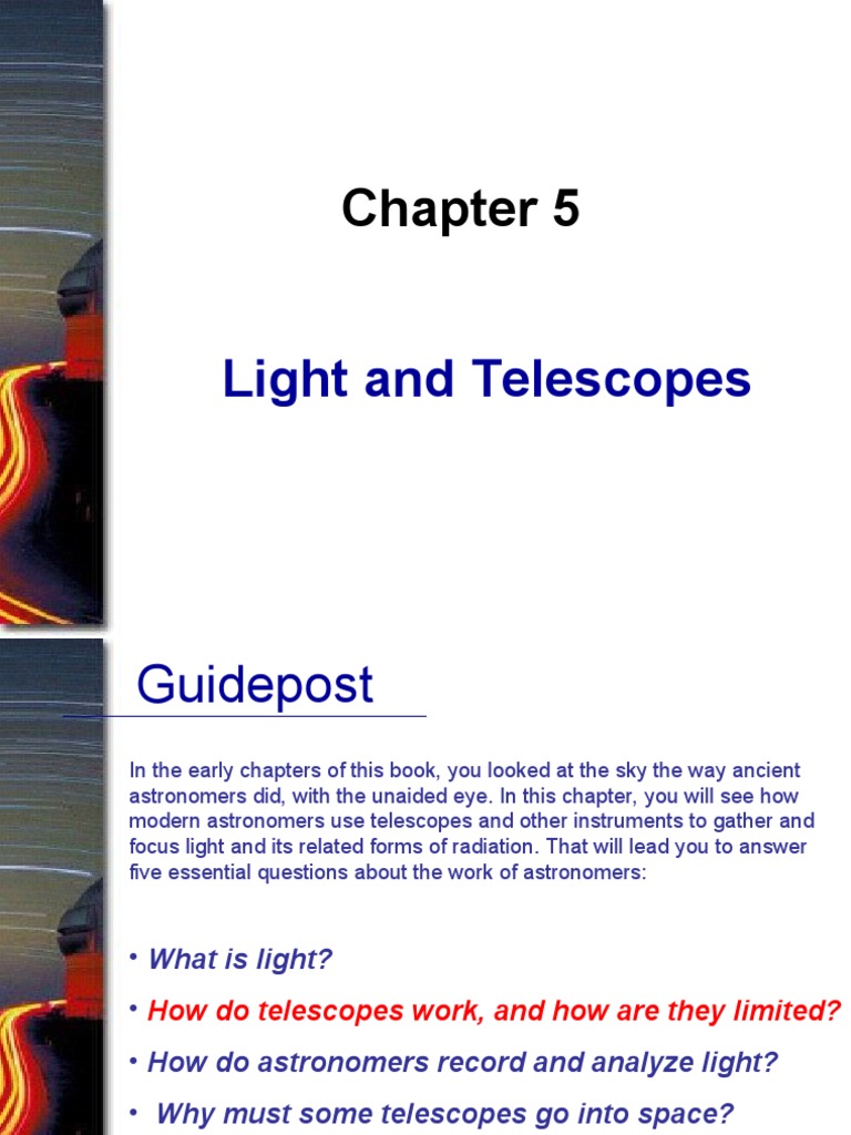 Light and Telescopes | PDF