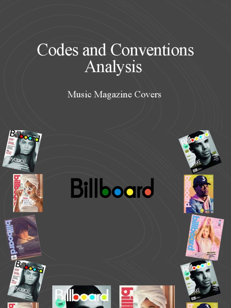 Codes and Conventions Analysis: Music Magazine Covers | PDF ...