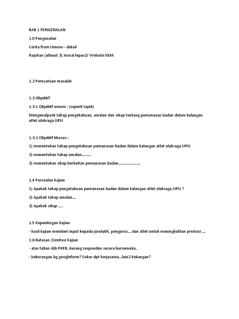 Contoh Proposal Fyp | PDF | Karier & Perkembangan