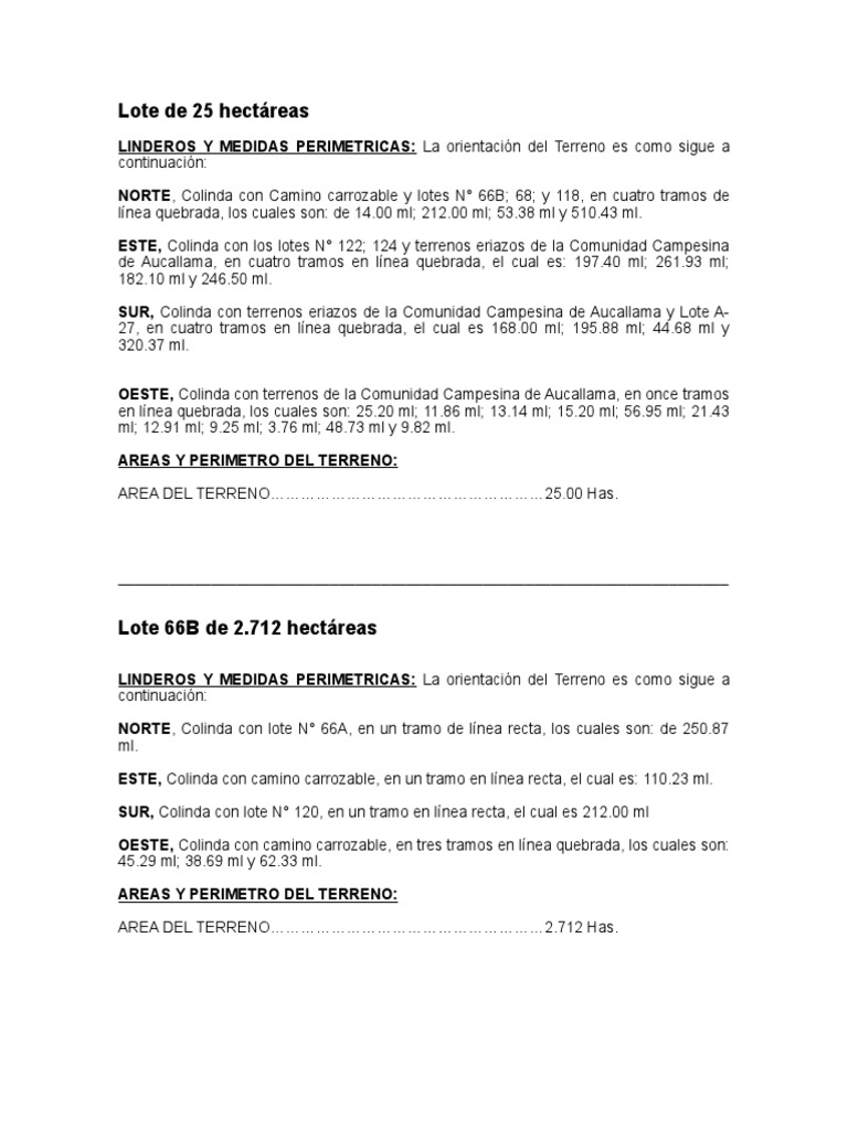 Colindancia | PDF