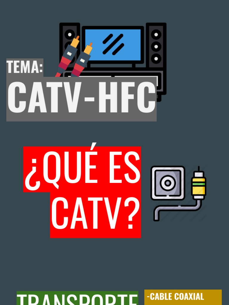 HFC Catv | PDF | Televisión por cable | Ingeniería en telecomunicaciones