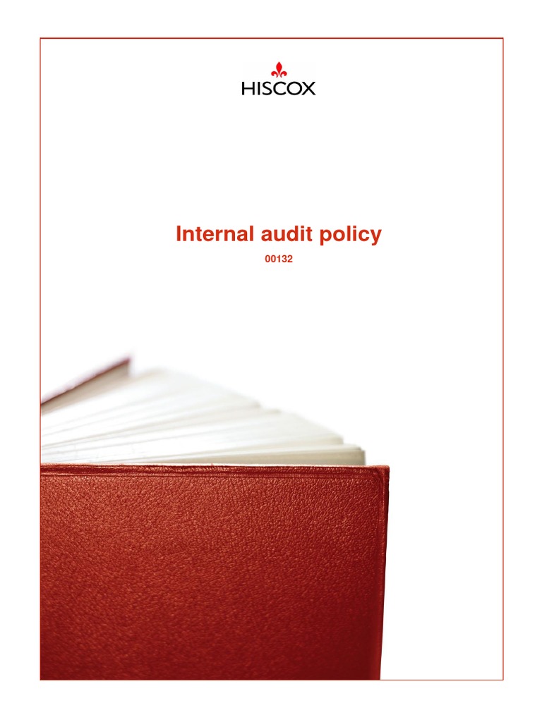 Internal Audit Policy | Download Free PDF | Internal Audit | Audit ...