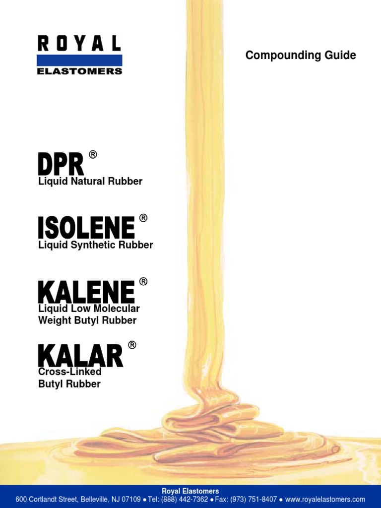 Compounding Guide: Liquid Natural Rubber | PDF | Adhesive | Natural Rubber