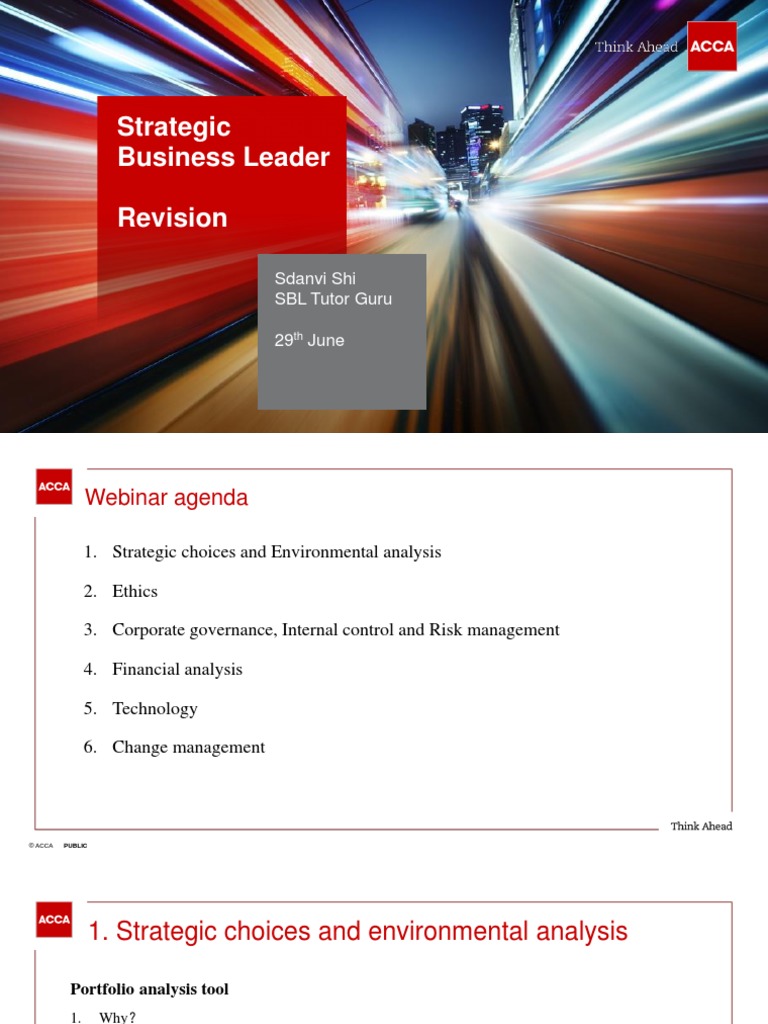 SBL Summary | PDF | Corporate Social Responsibility | Strategic Management