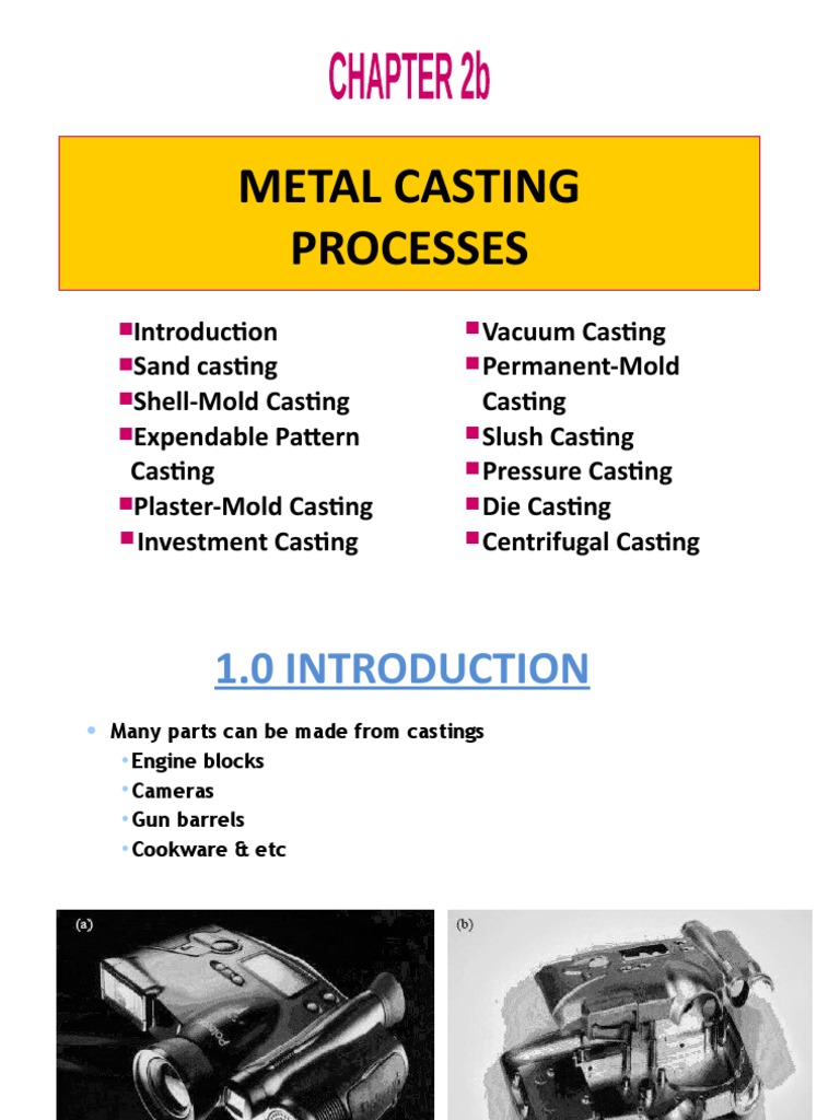 2b-CASTING PROCESSES | PDF | Casting (Metalworking) | Foundry