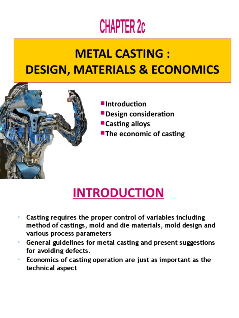 2c-CASTING DESIGN ECONOMICS | PDF | Casting (Metalworking) | Materials ...