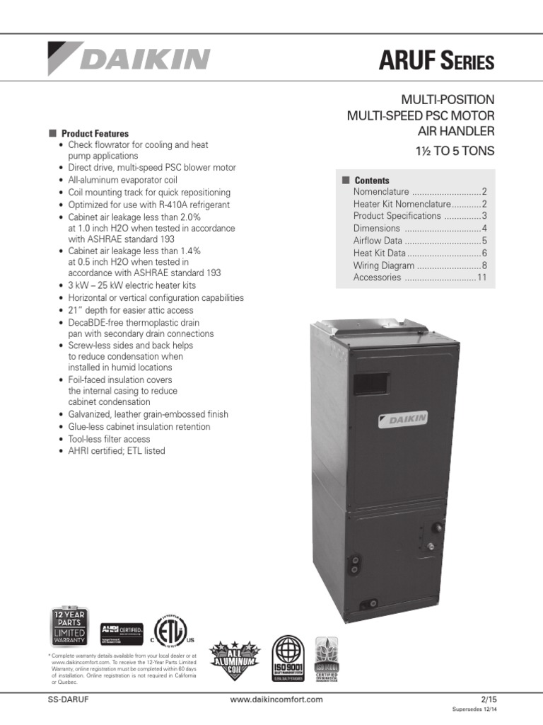 Aruf Daikin | Download Free PDF | Relay | Transformer