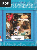 Words Their Way Within Word Sorts | PDF | Notebook