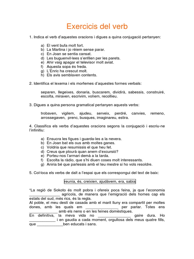 exercicis-del-verb