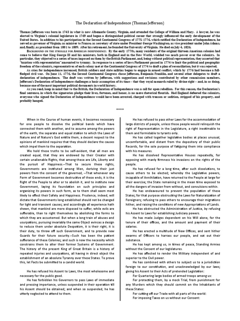 Declaration Without Writing Assignment | PDF | United States ...