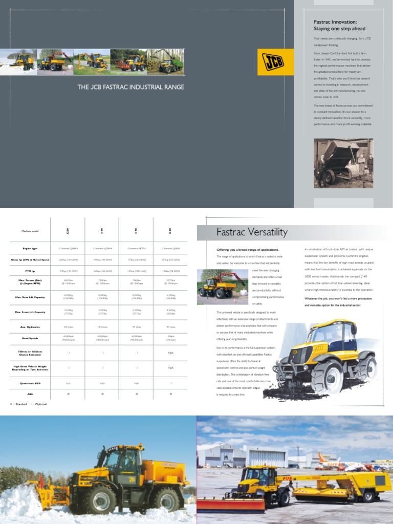 The JCB Fastrac Industrial Range: Fastrac Innovation: Staying One Step ...