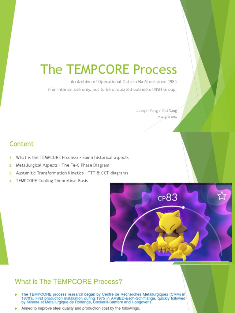 The TEMPCORE Process | PDF | Chemical Product Engineering | Chemical ...