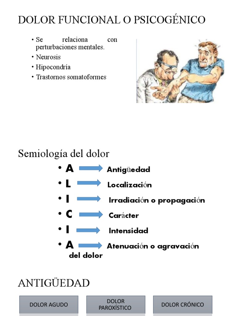 Semiología del Dolor: Tipos y Características | PDF | Dolor | Sensación