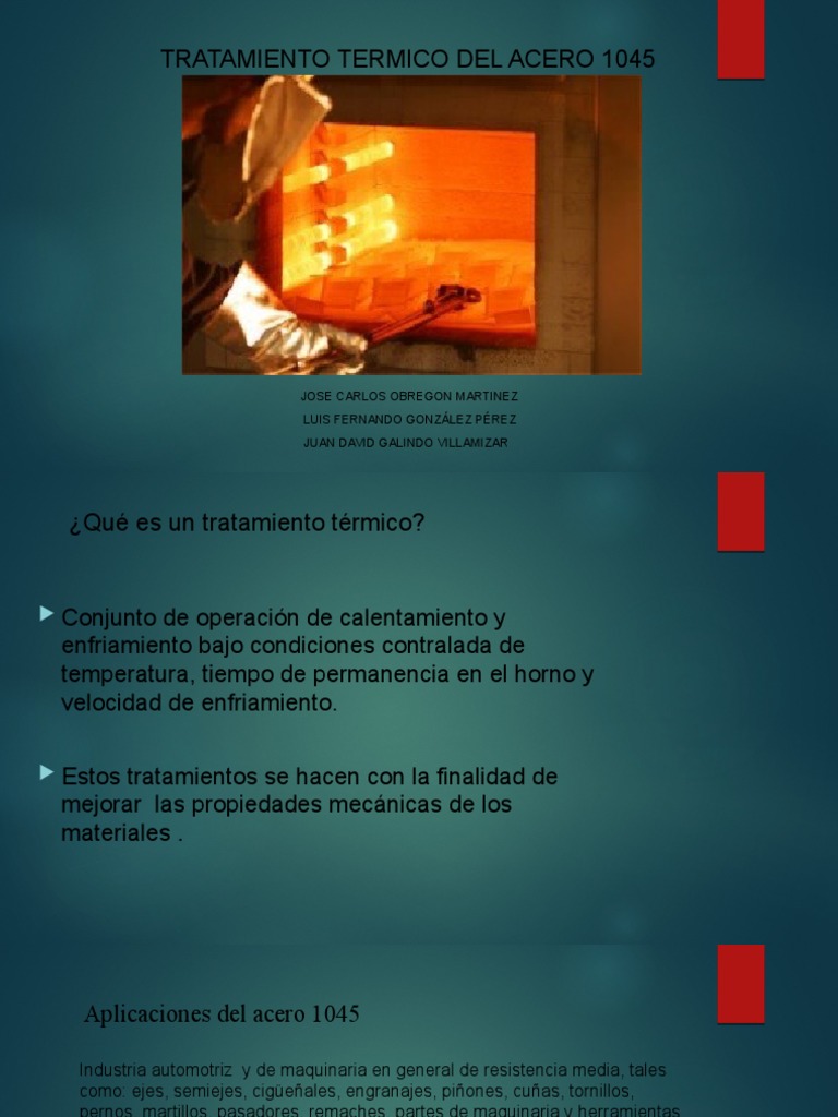 Tratamiento térmico del acero 1045: Recocido y normalizado para mejorar las propiedades ...