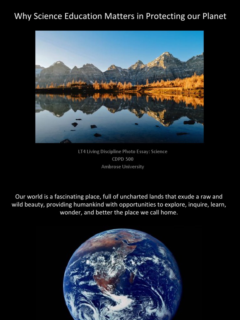 CDPD Photo Essay - Science | PDF | Sustainability | Natural Environment