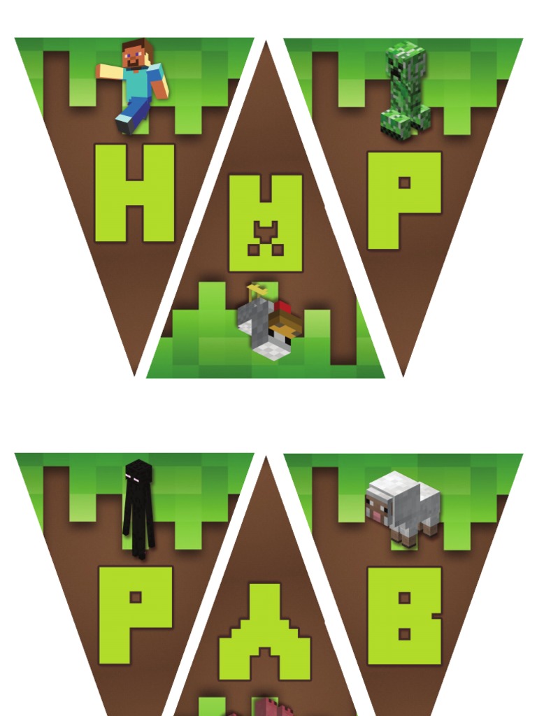 Banderines Minecraft