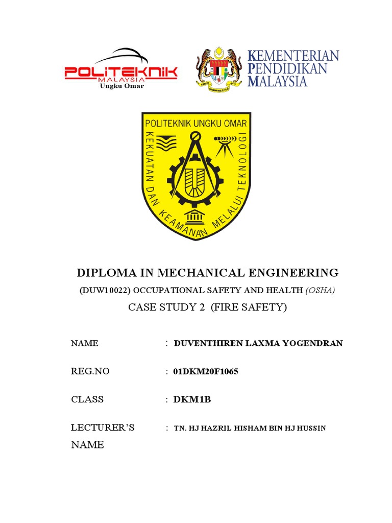 Case Study 2 | PDF | Fire Safety | Hazards