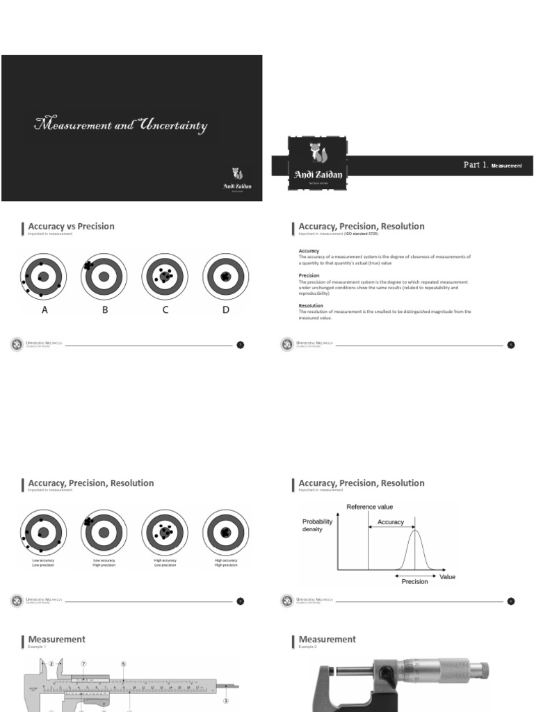 Modern Physics: Accuracy Vs Precision Accuracy, Precision, Resolution ...