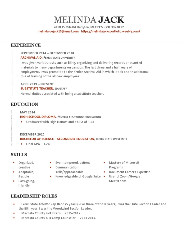 Resume - JB | PDF