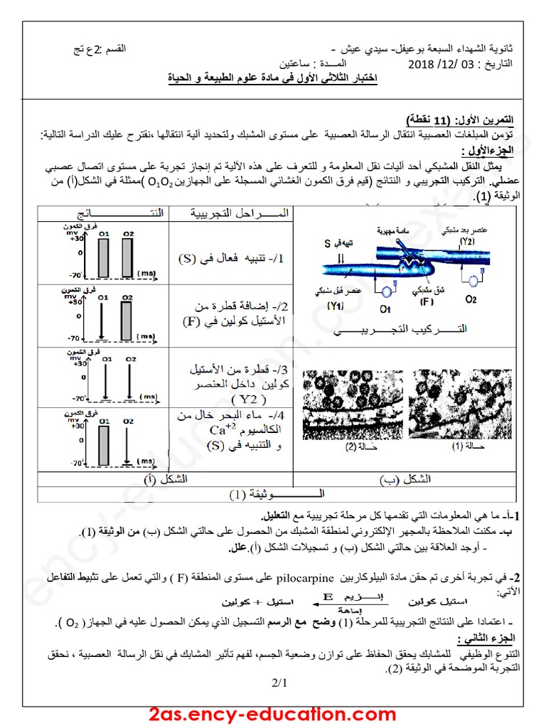 2as Sciences Compo t1 11 PDF | PDF